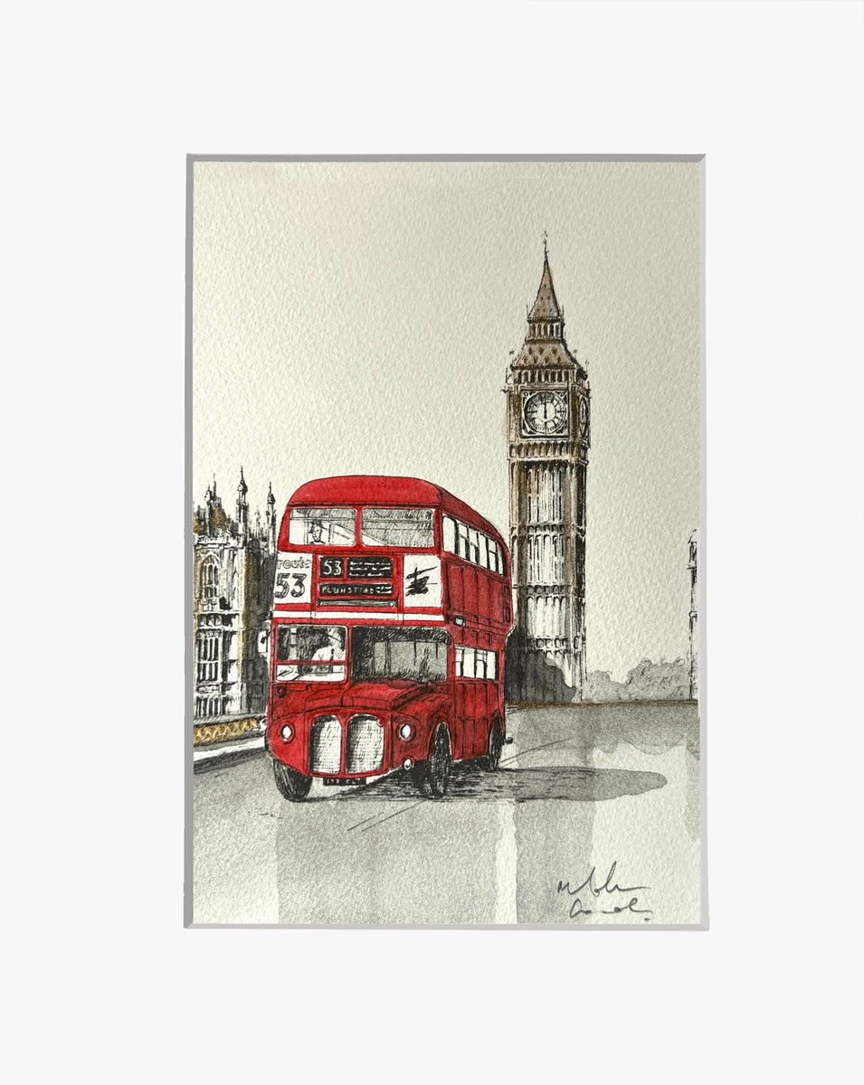 London Bus – Covent Garden Artist